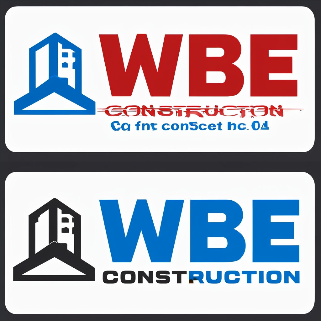 Logo Design for WBE Construction by alif addnan - Playground