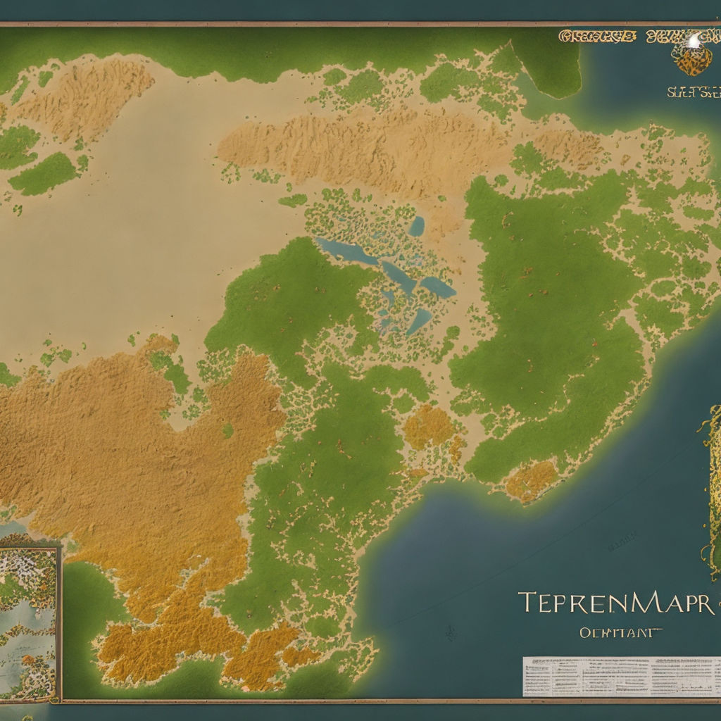 Create a detailed top-down fantasy map for TTRPG gameplay by Guild of ...