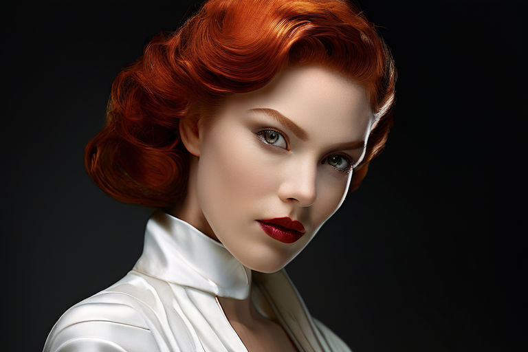 Create a portrait of a woman with alabaster skin by Роман Асанов ...