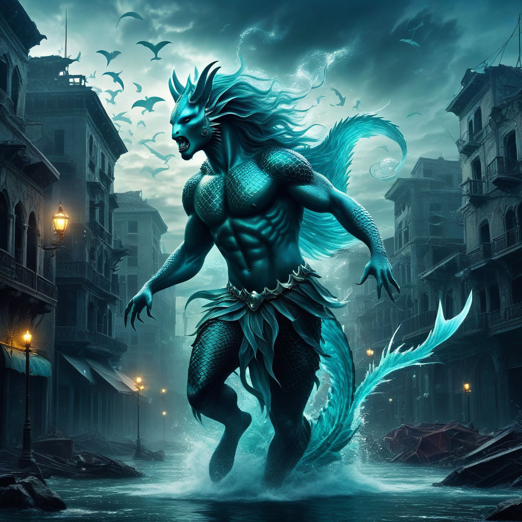 Depict the zodiac sign Pisces as a monster by Dominik Mateusiak ...