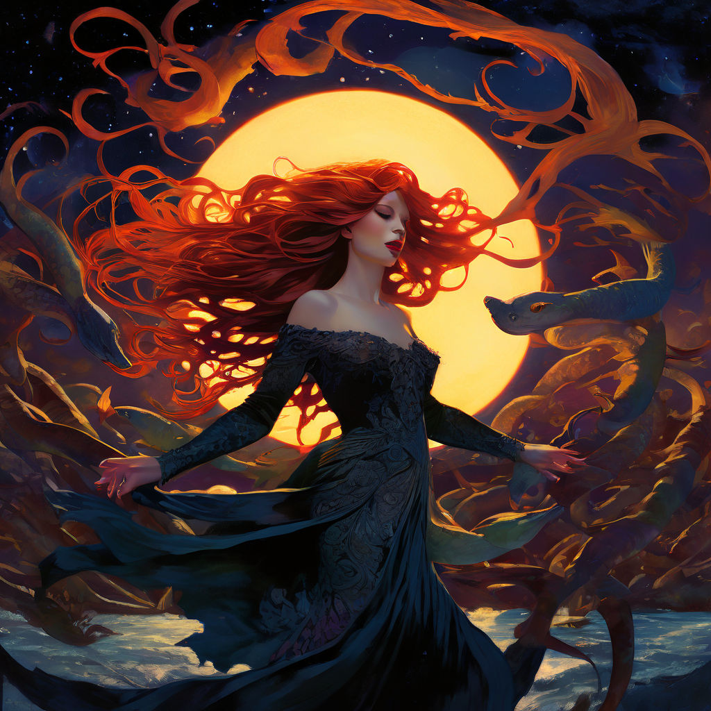 Siren with long by Ray Baughman - Playground