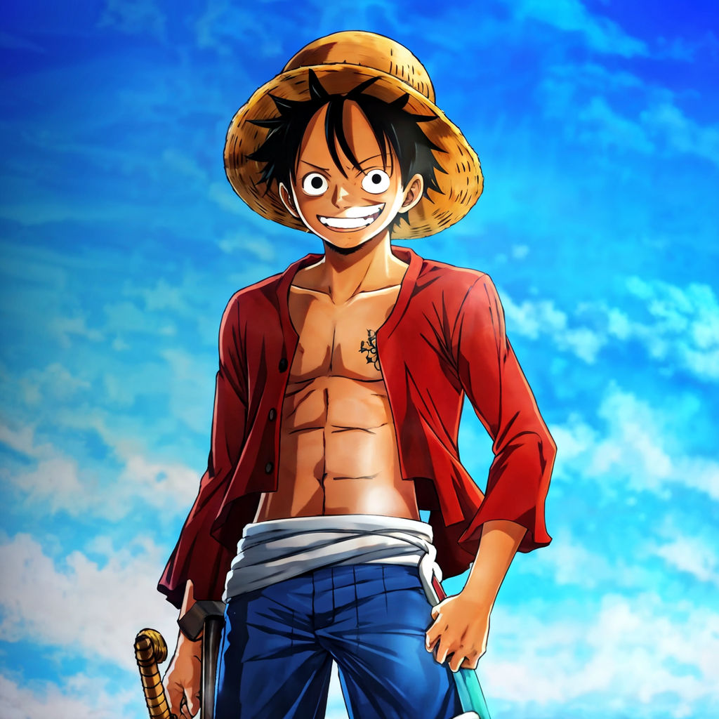 Luffy from One Piece captured full body by Valdeol Vladeol - Playground