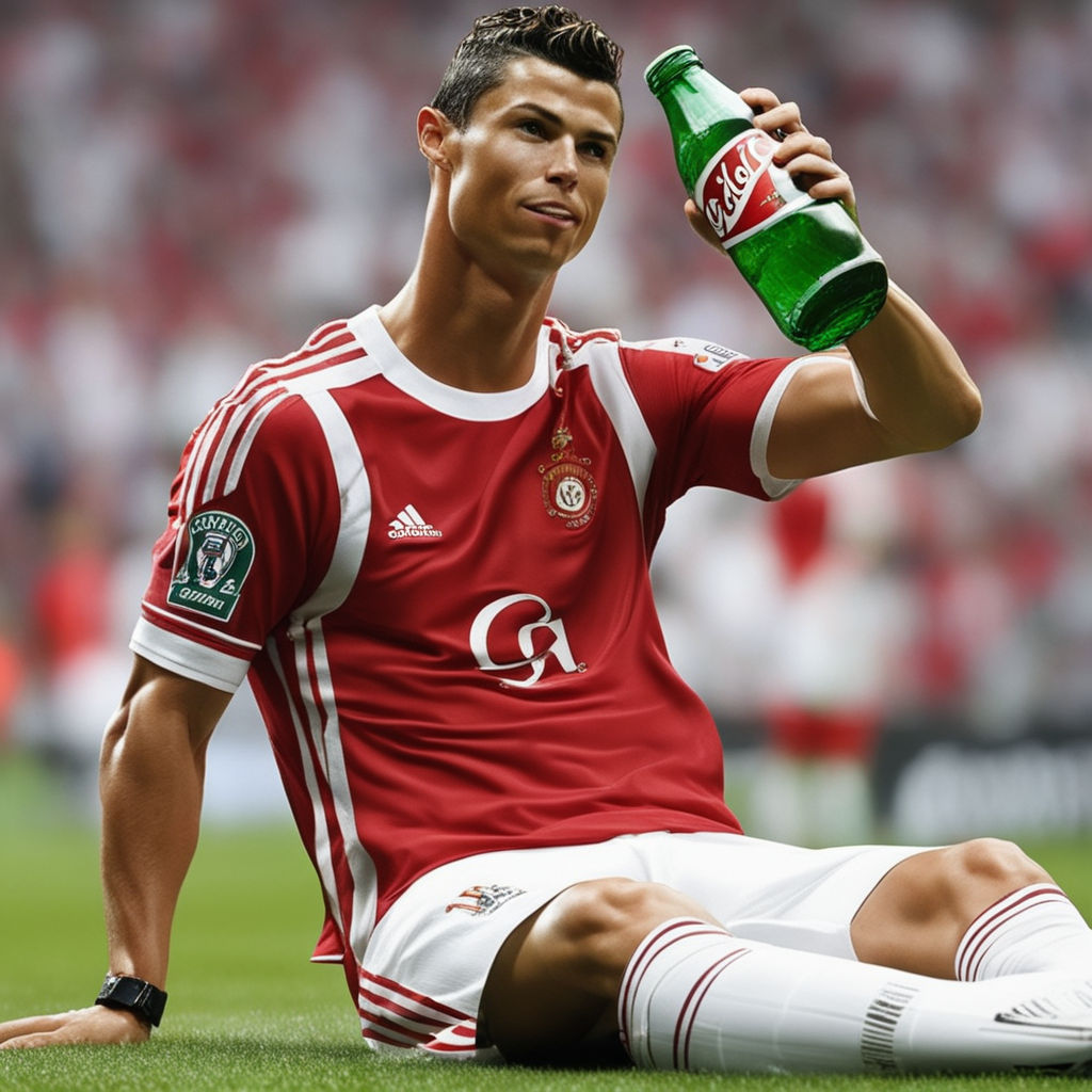 Cristiano ronaldo drinking coke by Jorge Arturo Zamora Elizondo ...