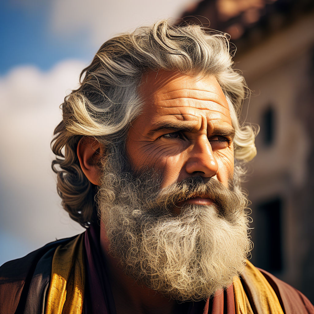 PROFILE VIEW stoic leader high quality realistic by Alessandro ...