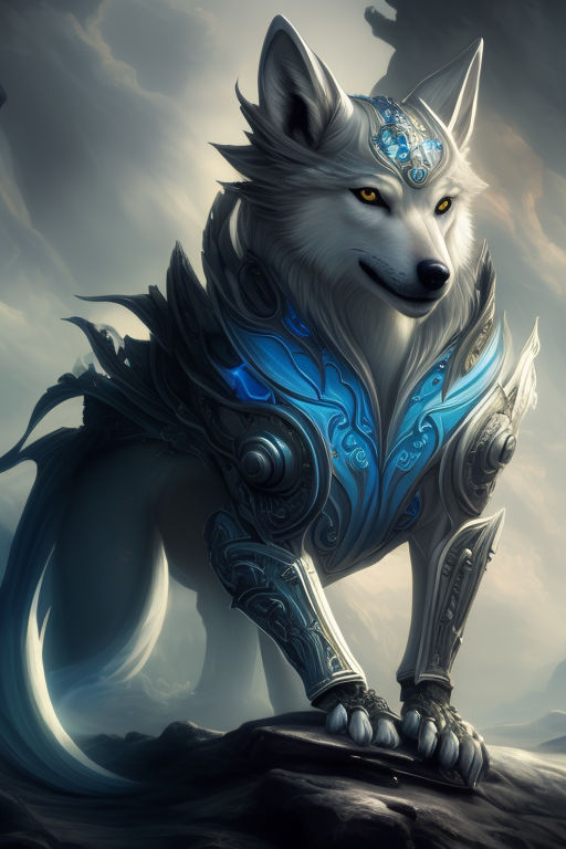 ' Stormguard Frost Wolf ' by TanvirTamim by Tanvir Tamim - Playground