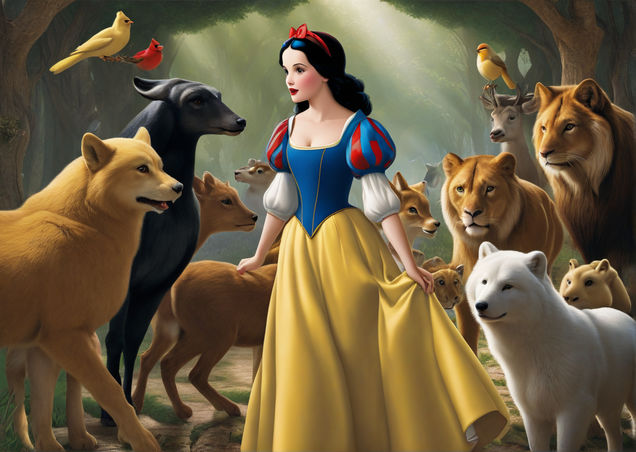 Snow-white and the animals by Vaishnavi G Lal - Playground