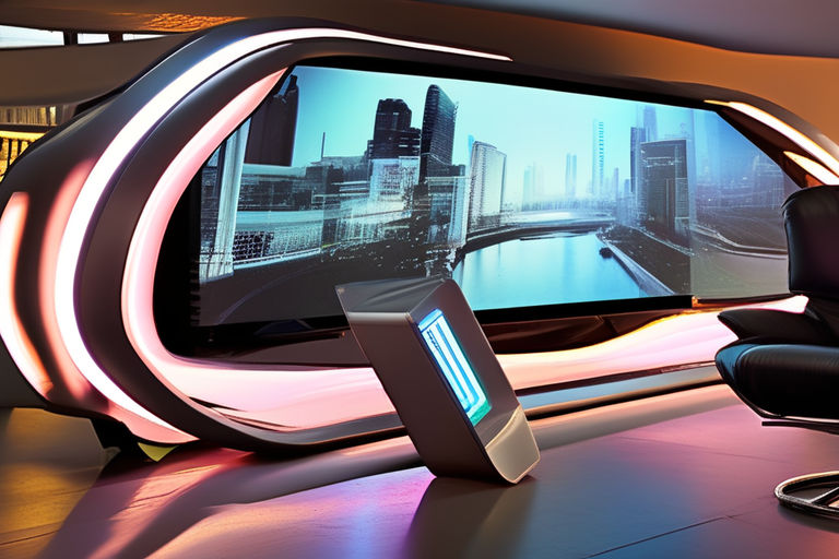 Huge curved PC monitor by FH - Playground