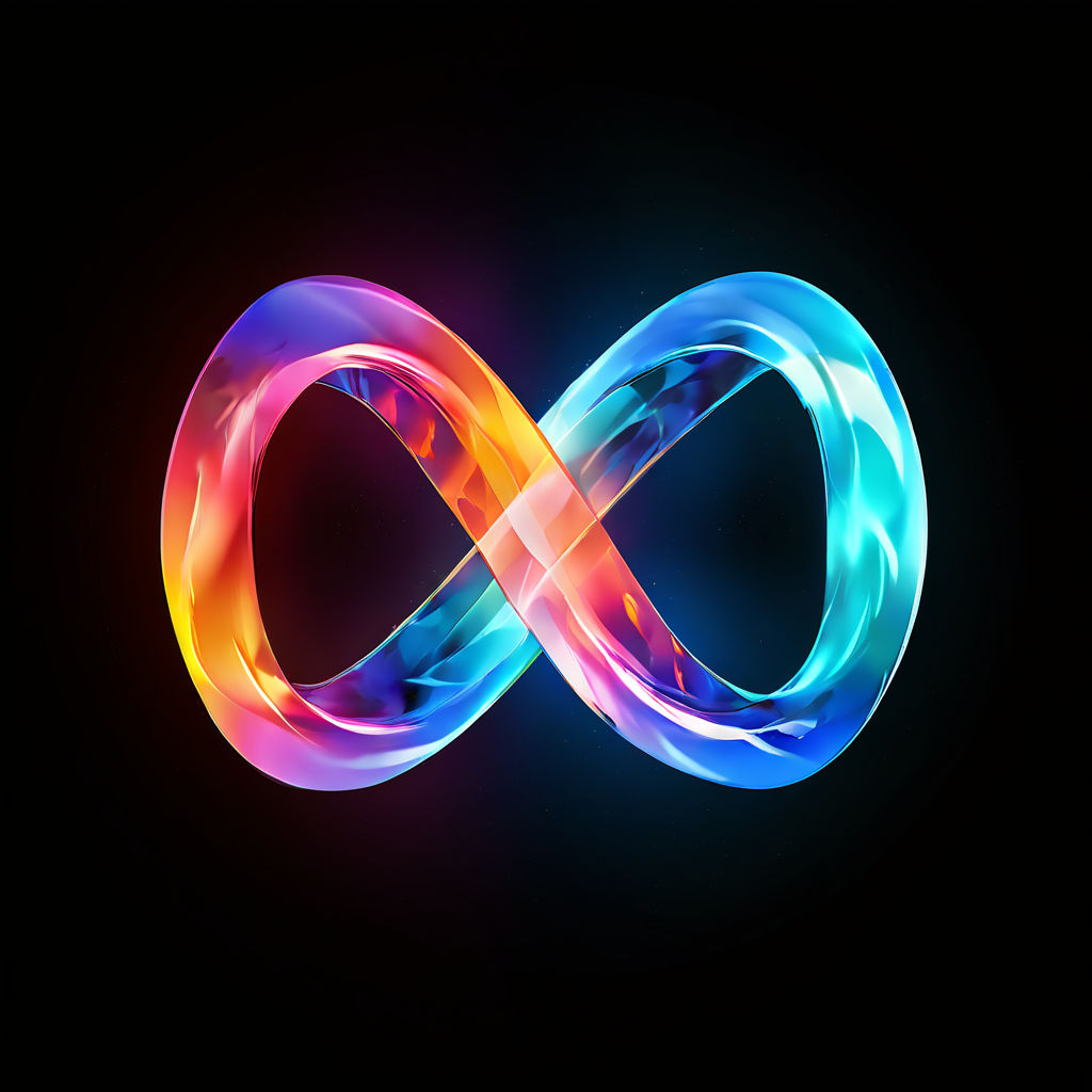 Social media logo infinite sign and the 4 colors of the mbt... by Ana ...