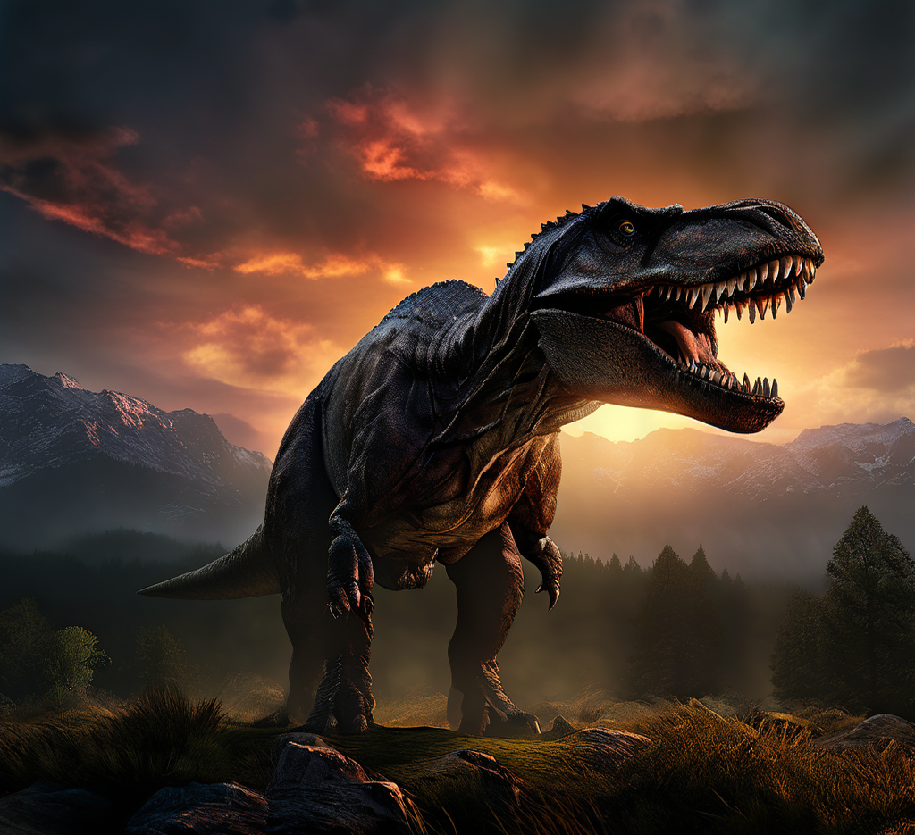 A colossal Tyrannosaurus Rex by Cheyenne - Playground