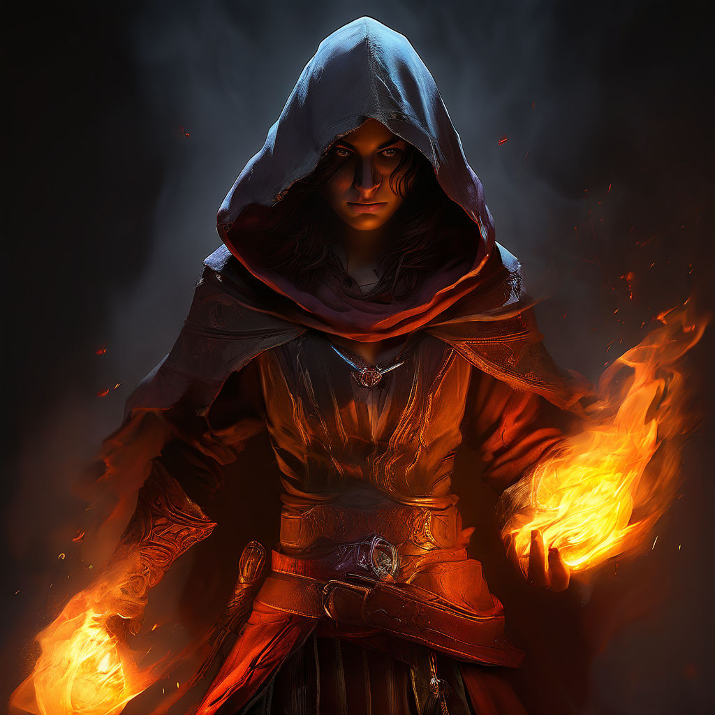 Fire Genasi Rogue with traits of an Arcane Trickster by Jeroen Terpstra ...