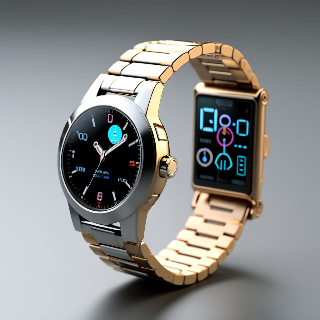 Smart watch real human face by Malay Koley - Playground