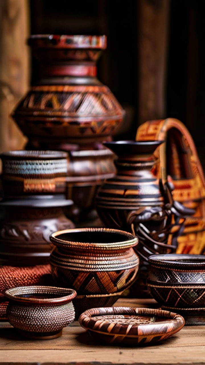 An image showcasing the cultural artifacts and crafts of the... by Matt ...