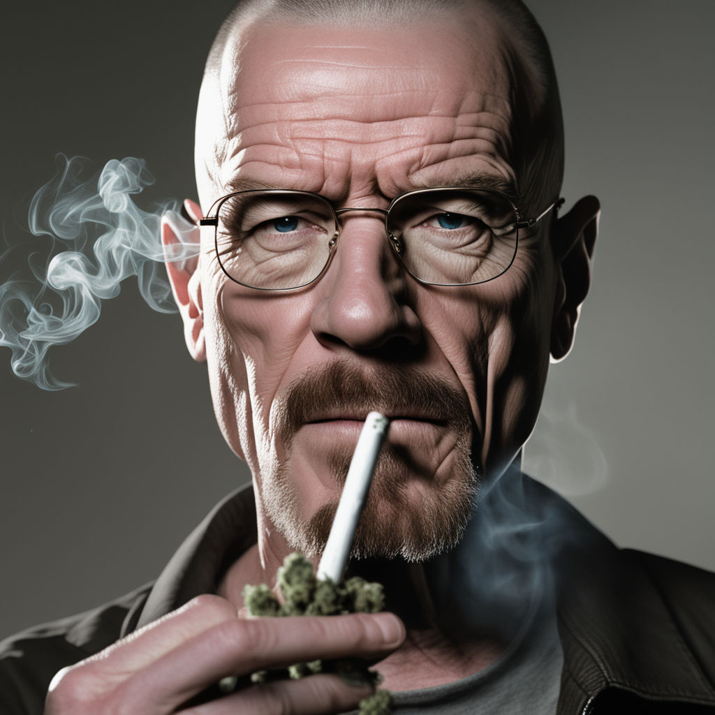 Walter white smoking weed by Stromical - Playground