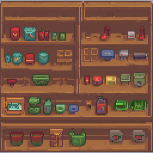 Minecraft-style GUI menu featuring an in-game shop for purch... by ...