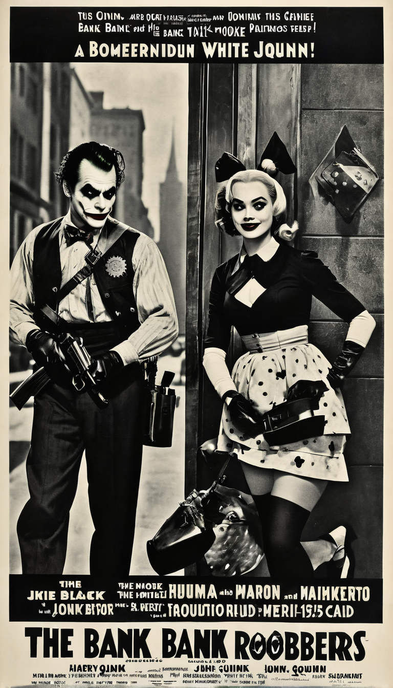 1950s sitcom featuring Joker and Harley Quinn as bank robbers by Alex Dev - Playground