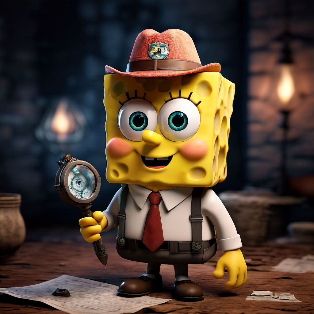 Spongebob becomes a detective by Hans William - Playground