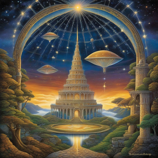 Panopticon Octavio Ocampo: Draw a beautiful world of dreams by AI_guj ...