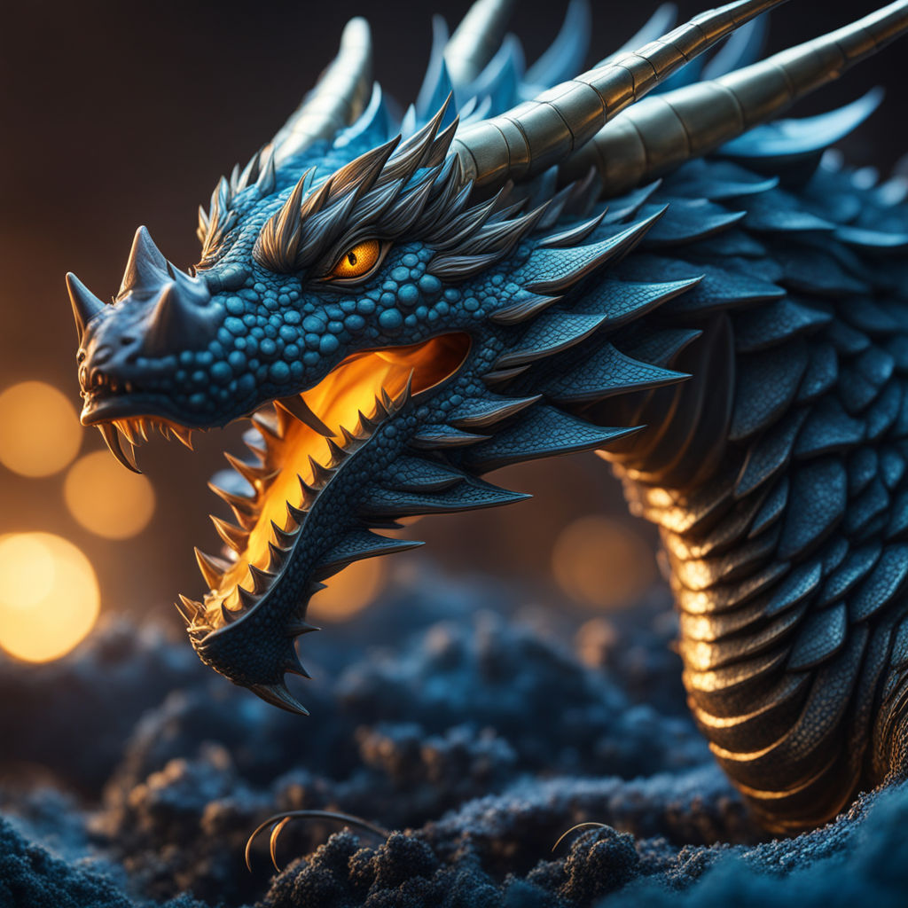 Create a dragon-like creature inspired by art. by Татьяна Бучацкая ...