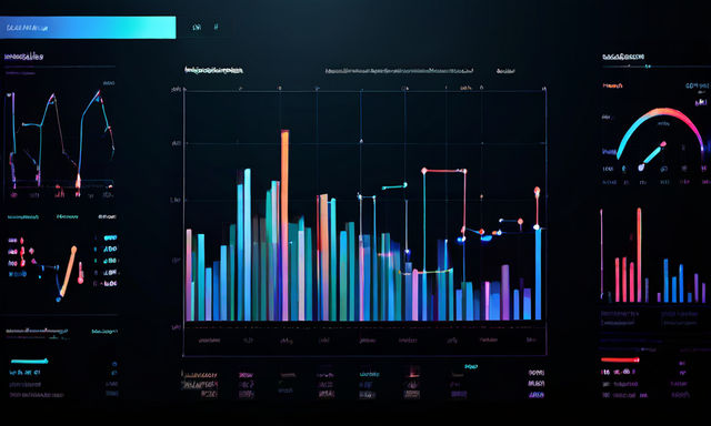 Create charts showing data in a high-definition technology l... by ...