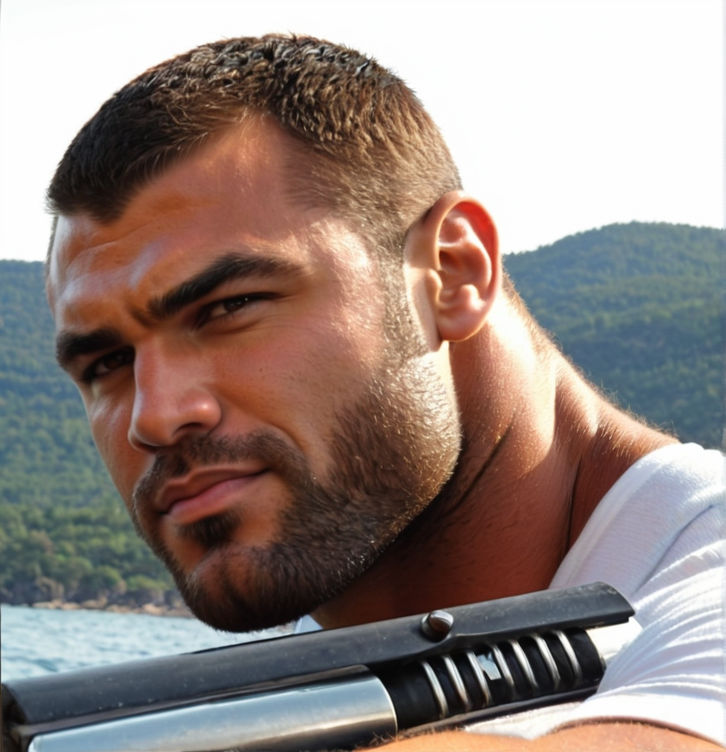 Weak smirk.Totally perfect facial symmetry.Extremely caveman... by ...