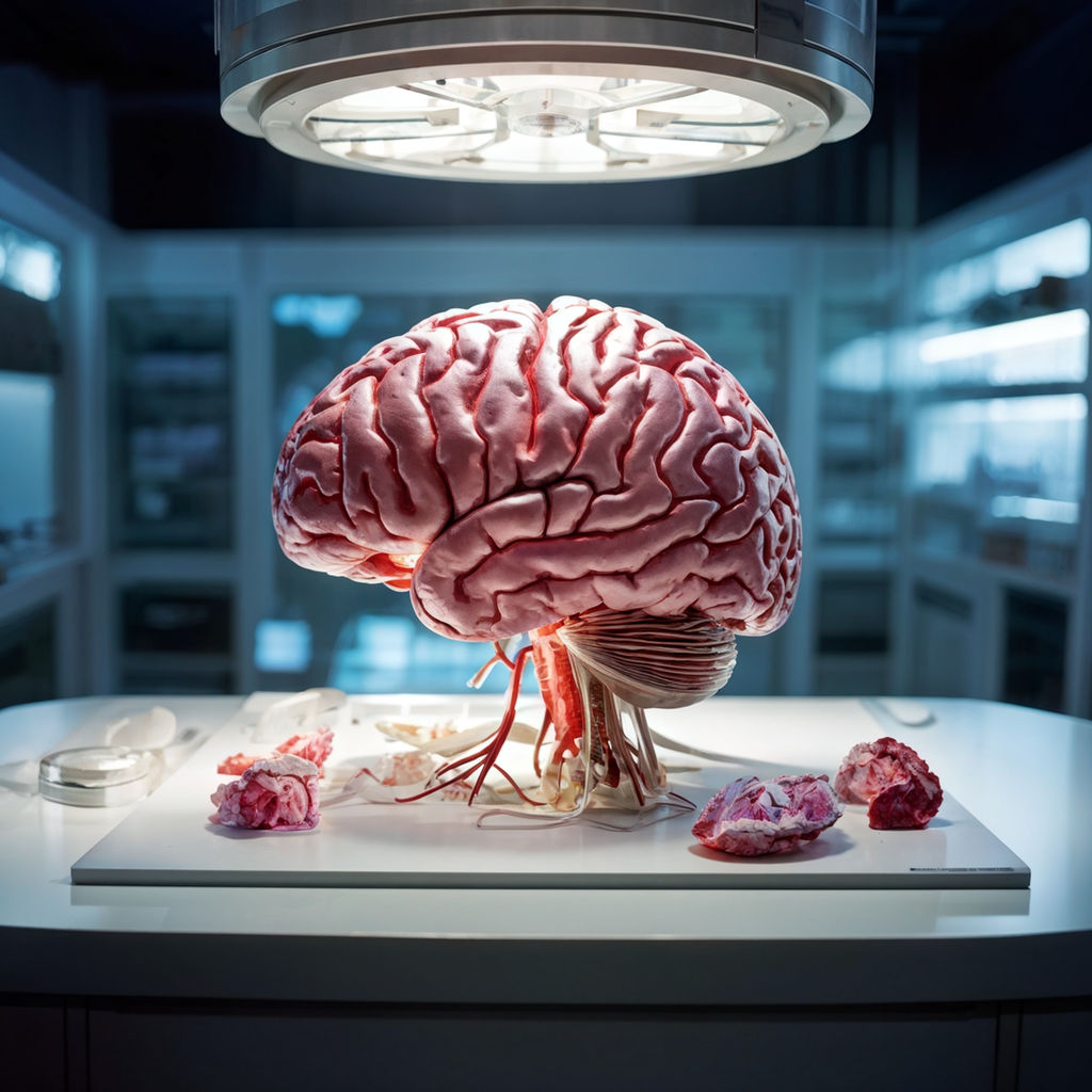 Human brain dissected in an anatomical way by Ratherbe yash - Playground