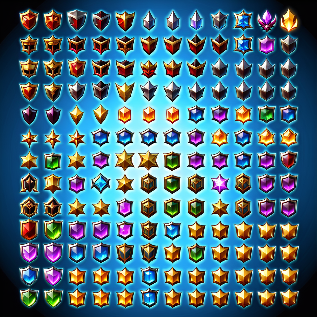 Create a set of 64x64 pixel icons for an MMORPG user interfa... by ...