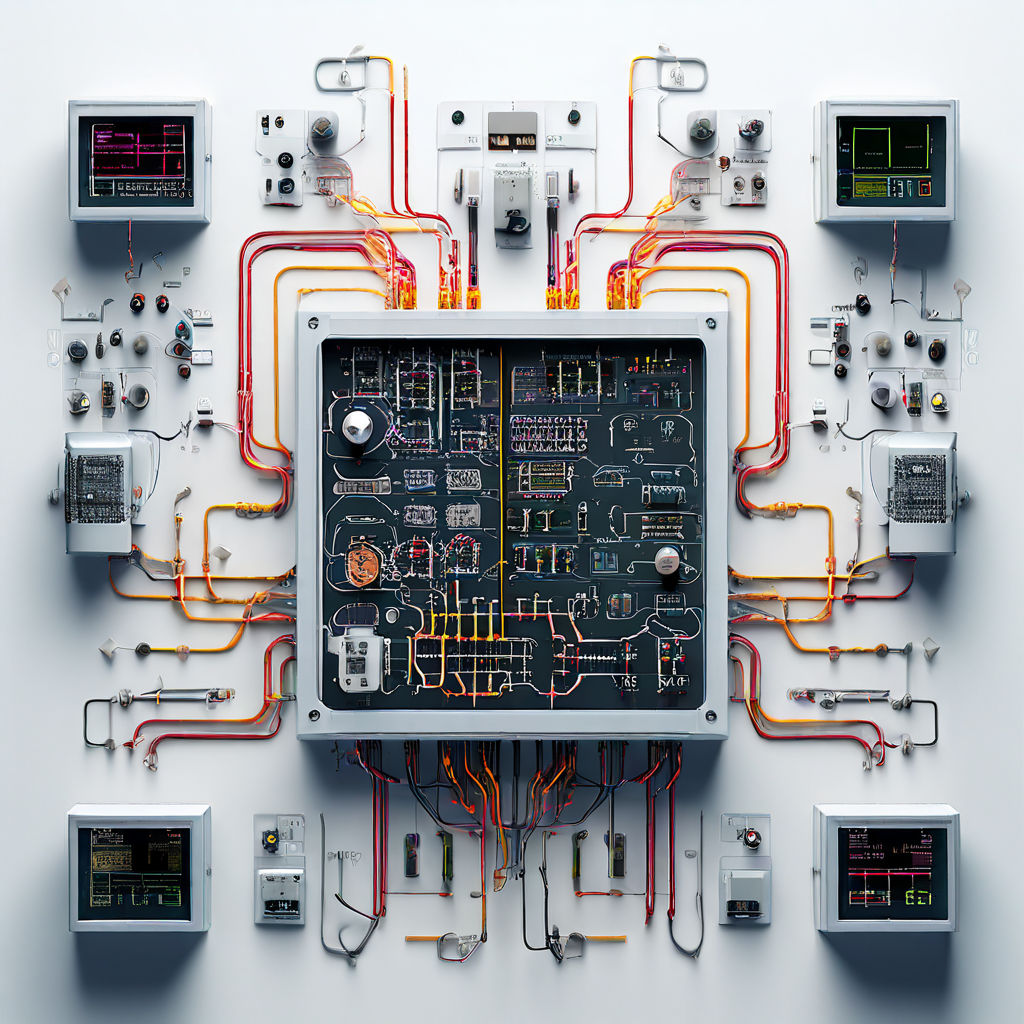 Poster depicting on the left a complex operation interface w... by ...