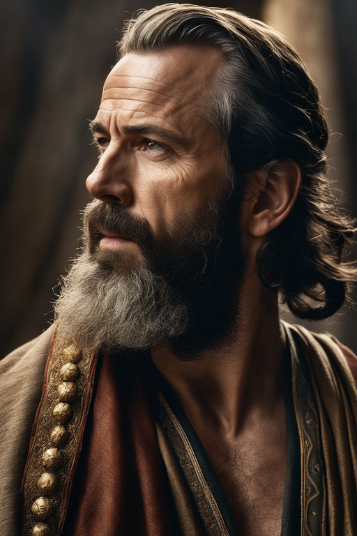 Biblical Saul. lifelike portrait photo by Annie Leibovitz by Nesta ...