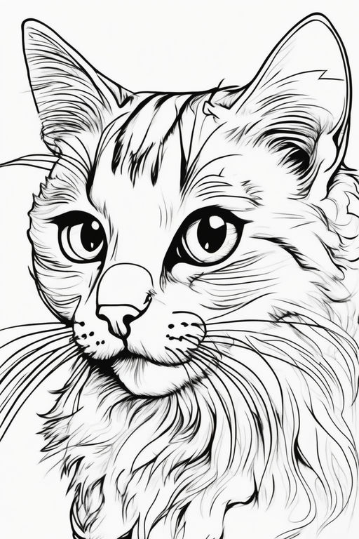 Ink drawing coloring page for kids by Long Nguyễn Đức - Playground