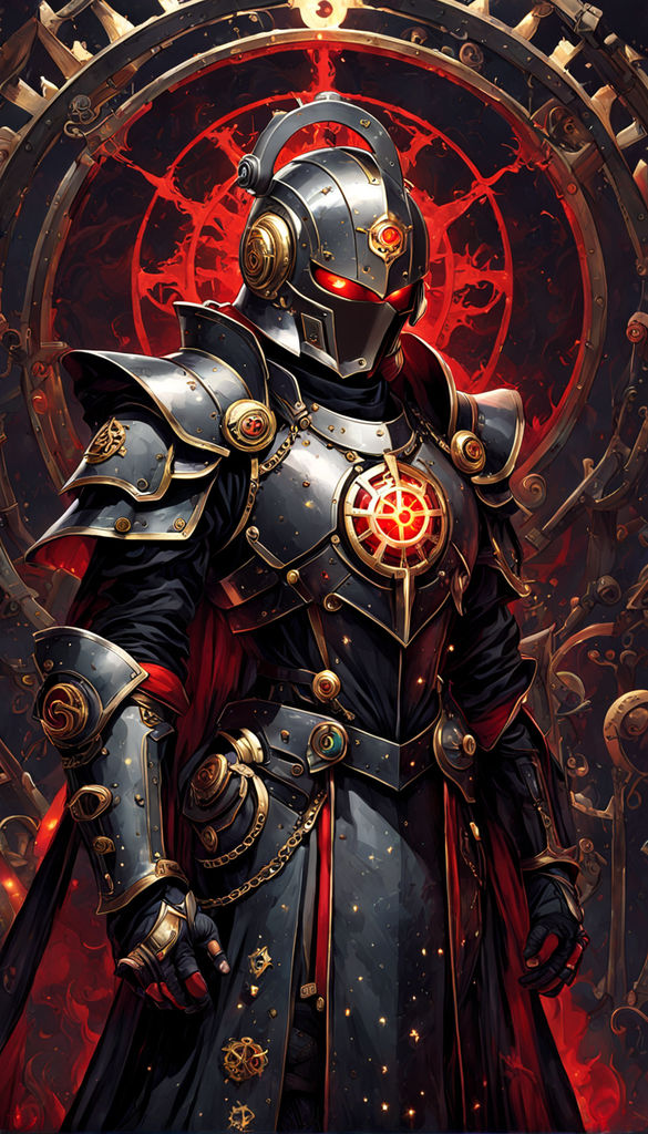 Tarot card illustration of 'The Watcher by Eric - Playground