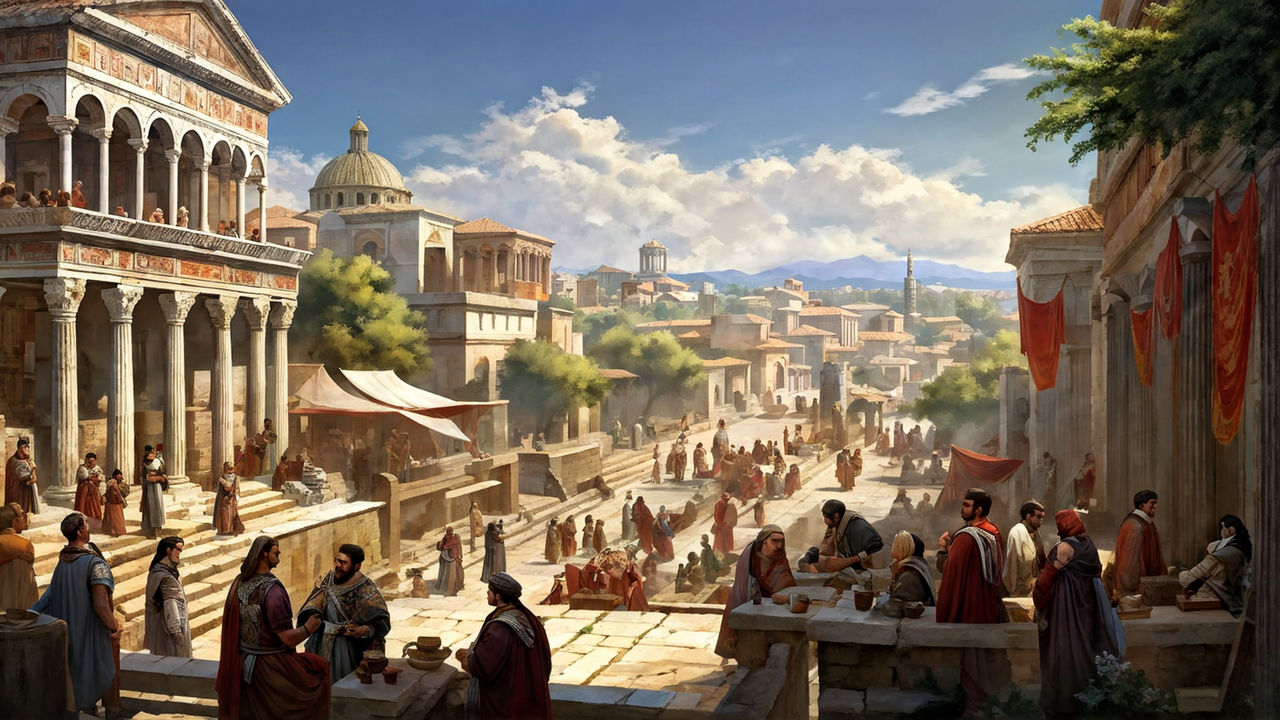 A view of the city of Byzantium by kita mah - Playground