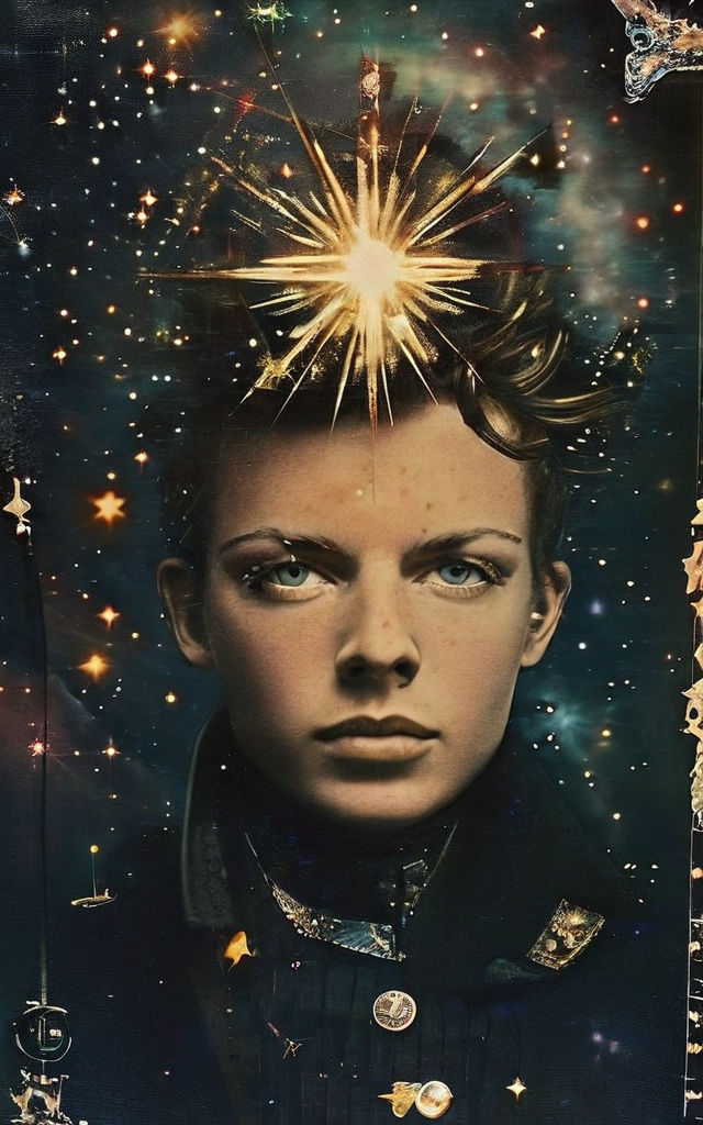 Portrait of Arthur Rimbaud Like a seer with a third eye blen... by Alan Sparkler - Playground