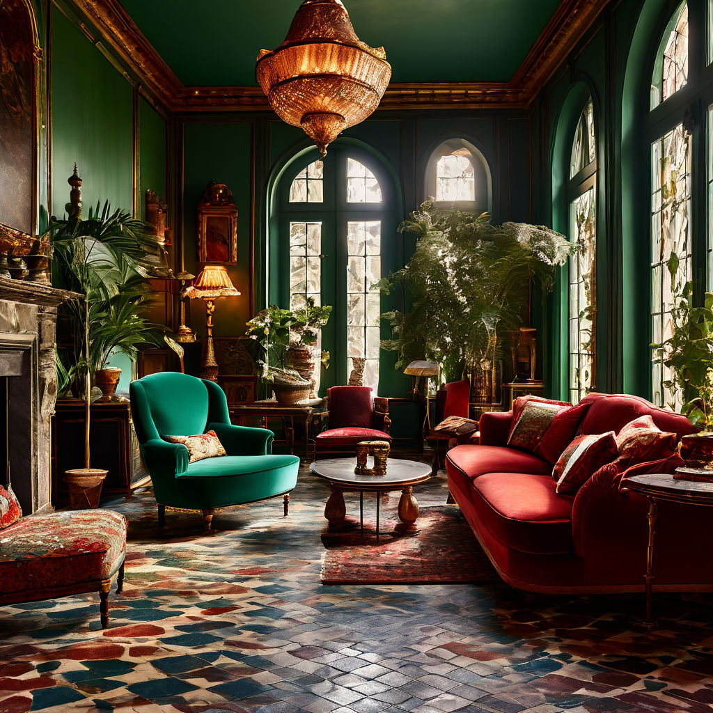 Interior design of a room in a classic Italian style by Valeria ...