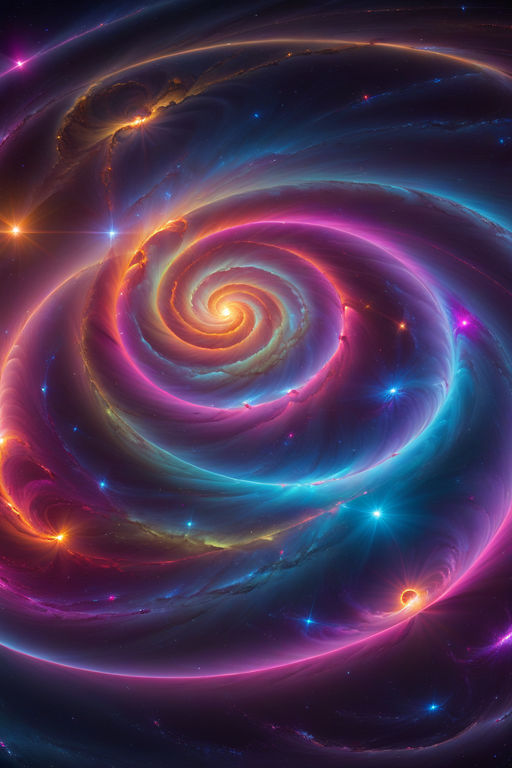 In a dreamy and vibrant synth wave solar galactic map by Xalkida AI ...