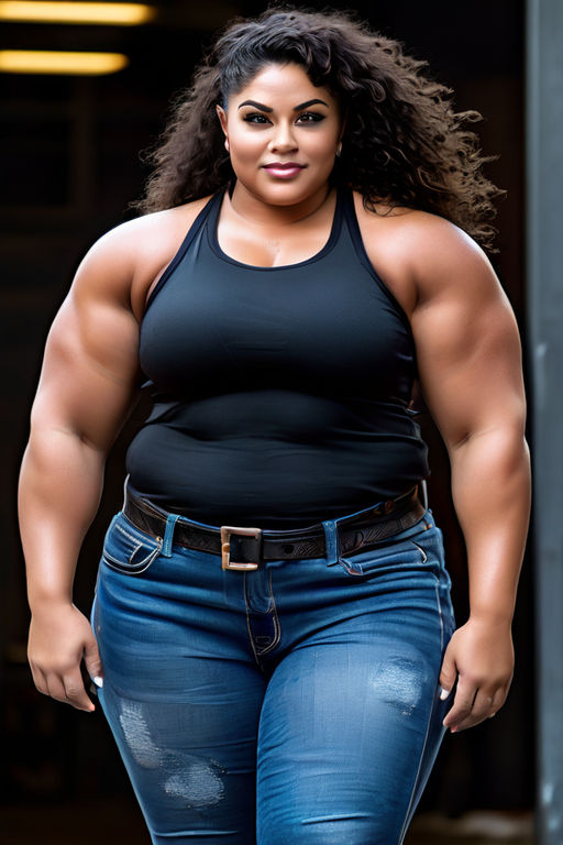 Full body portrait by Brachial Woman - Playground