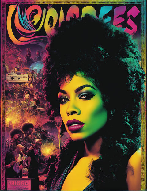 Old school music band poster by Sprut Stone - Playground