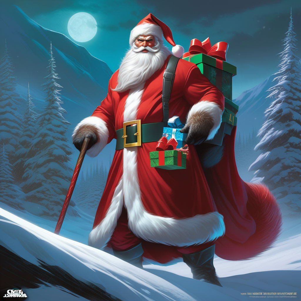 Werewolf Santa Claus by Zachariah Krauss - Playground