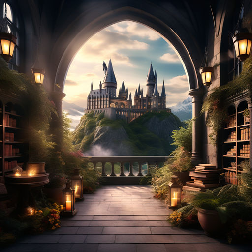 Magical Harry Potter backdrop by Анна Большакова - Playground