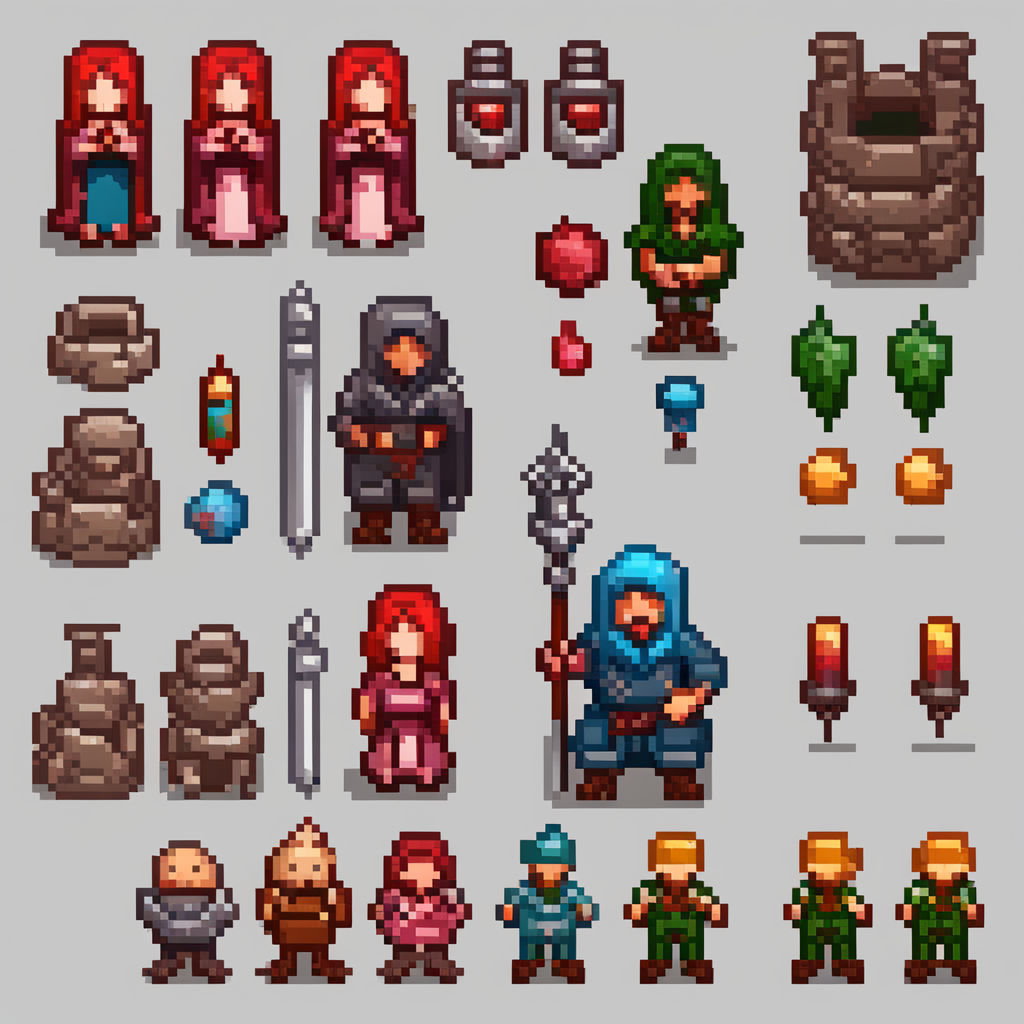 Rpg game sprite by Dario Mazzarella - Playground