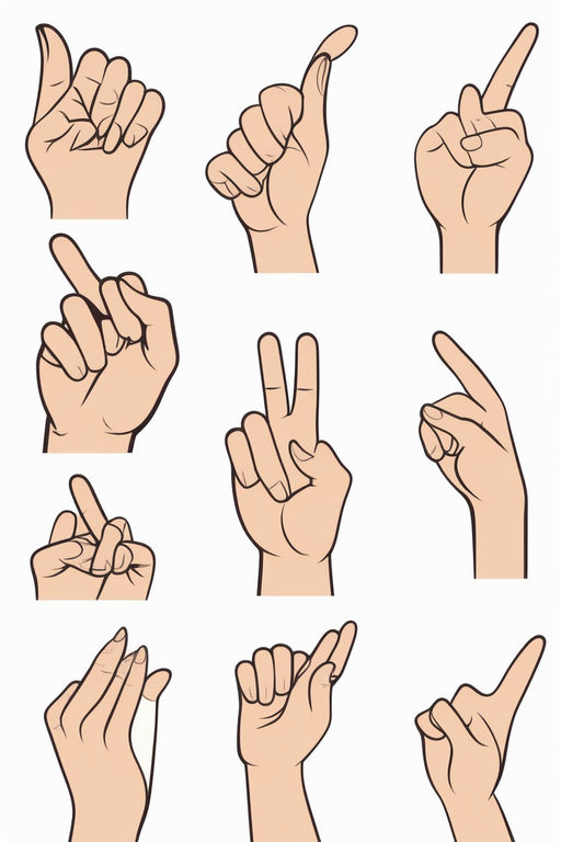 Human hand gesture sets by Vijay Sutar - Playground