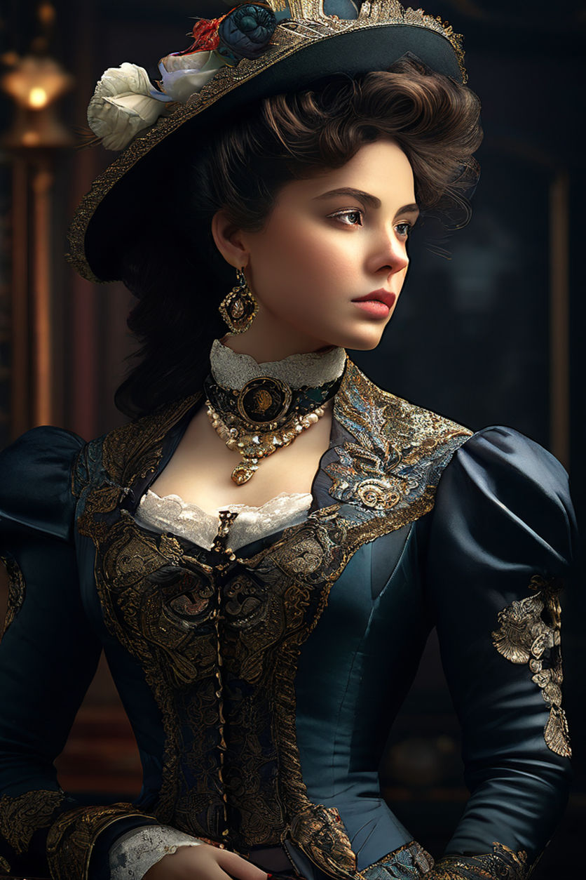 Stylish Victorian Era Woman By Costa Playground