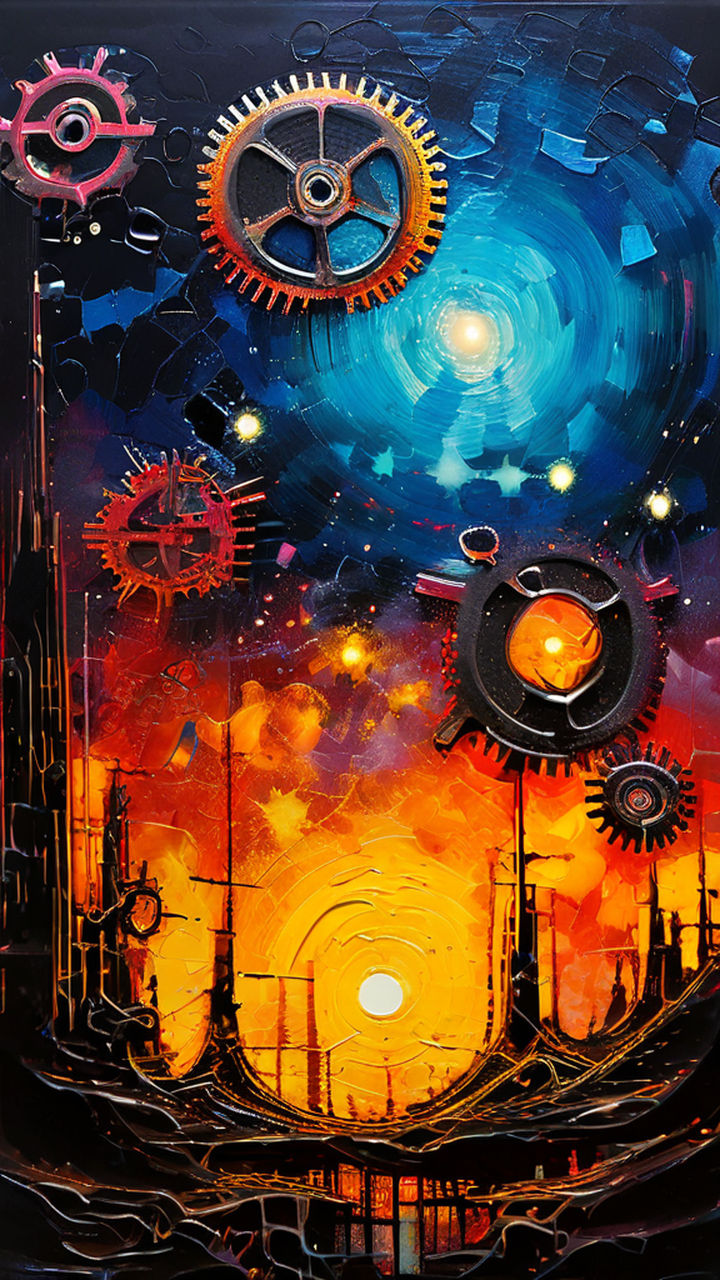 A multitude of stars dot the splendid landscape by Papilou - Playground