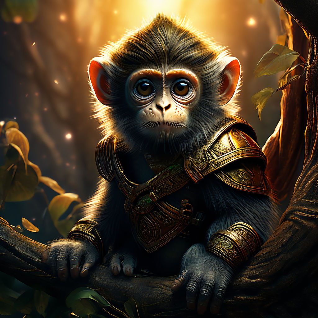 A small monkey by Ravi Kumar Rajput - Playground