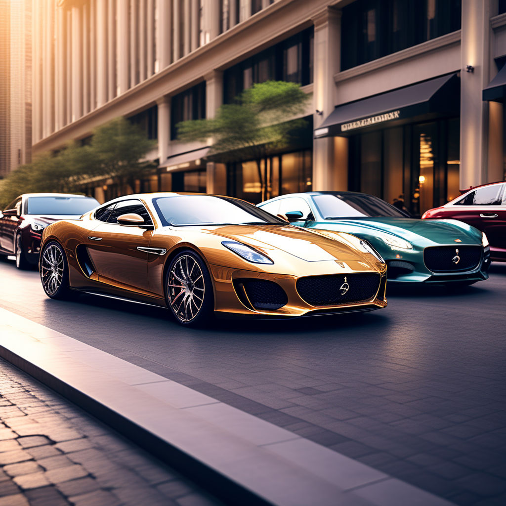 Create a picture with multiple luxury cars together by Jéssica Silva ...
