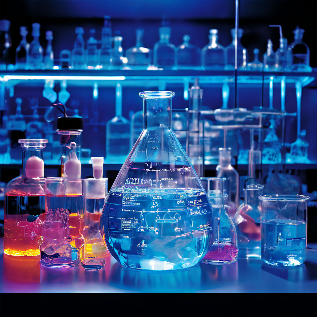 Lab filled with chemical apparatus and biological specimens by Izabela ...