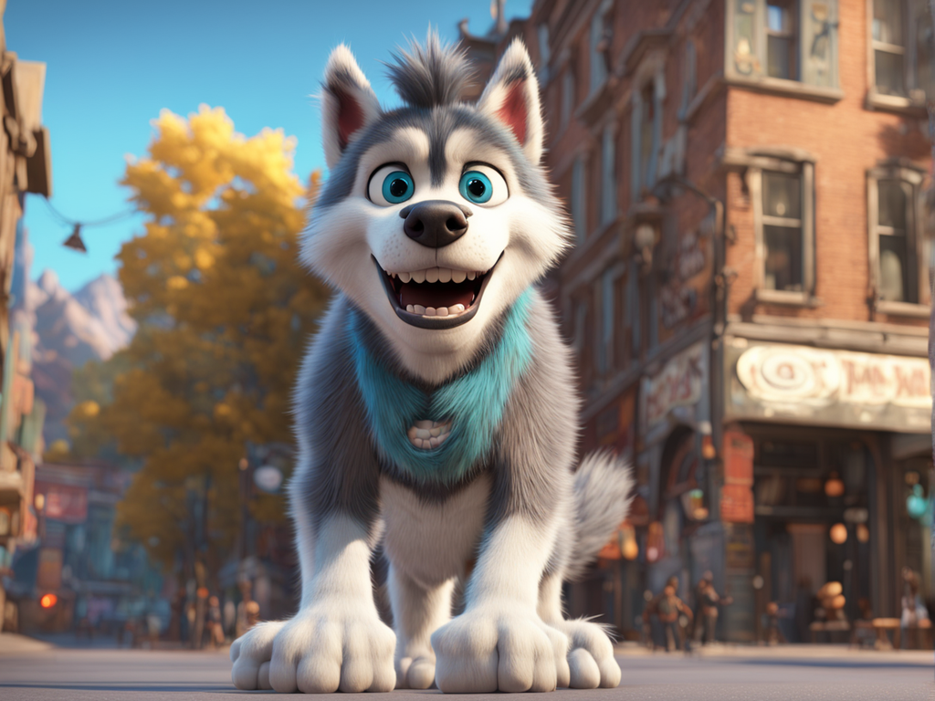 Top level = Photobombing {fluffy mix of Husky by A-I-A - Playground