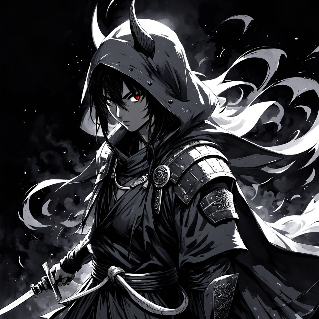 Black demon samurai by Deimo7 - Playground