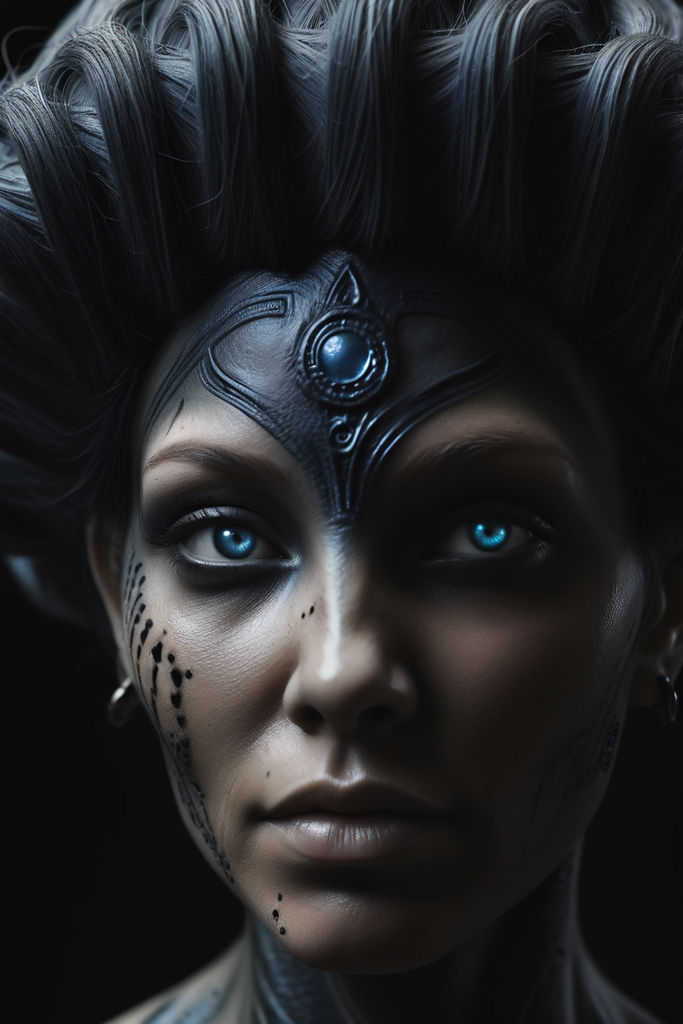 Alien Hybrid War Goddess. Professional realistic wide angle ... by ...