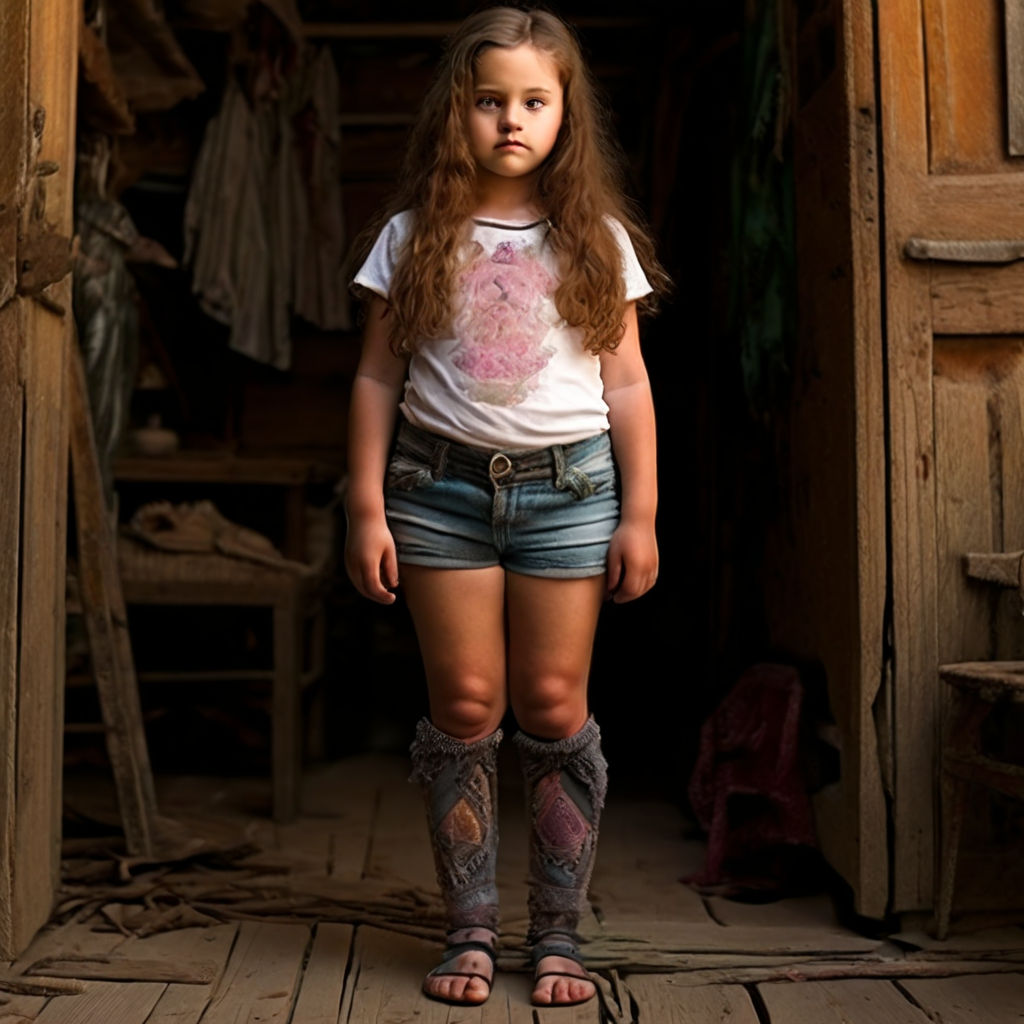 A 12 year old girl from Romania with fat around her legs and... by ...