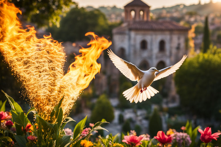 Flying holy spirit by SARI - LAWYER - Playground